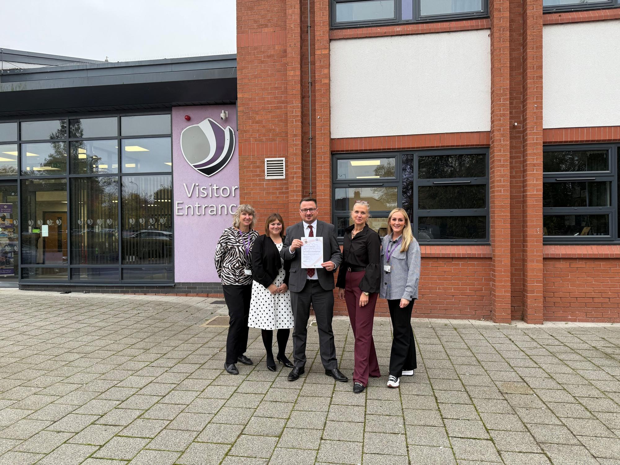 Skegness Academy celebrates achievement of Leading Parent Partnership Award