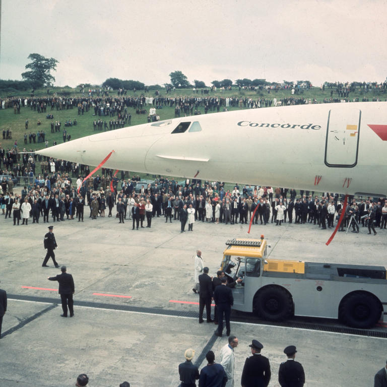 12 iconic pictures of Concorde at Bristol's Filton Aerodrome as the ...