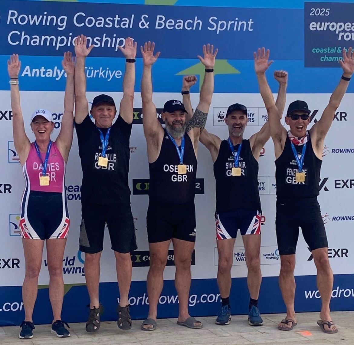 Gold for Eastbourne rower at European Coastal Championships