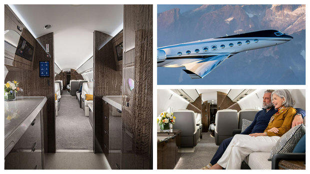 Los aviones privados más lujosos aterrizaron en Suiza para el Foro de Davos