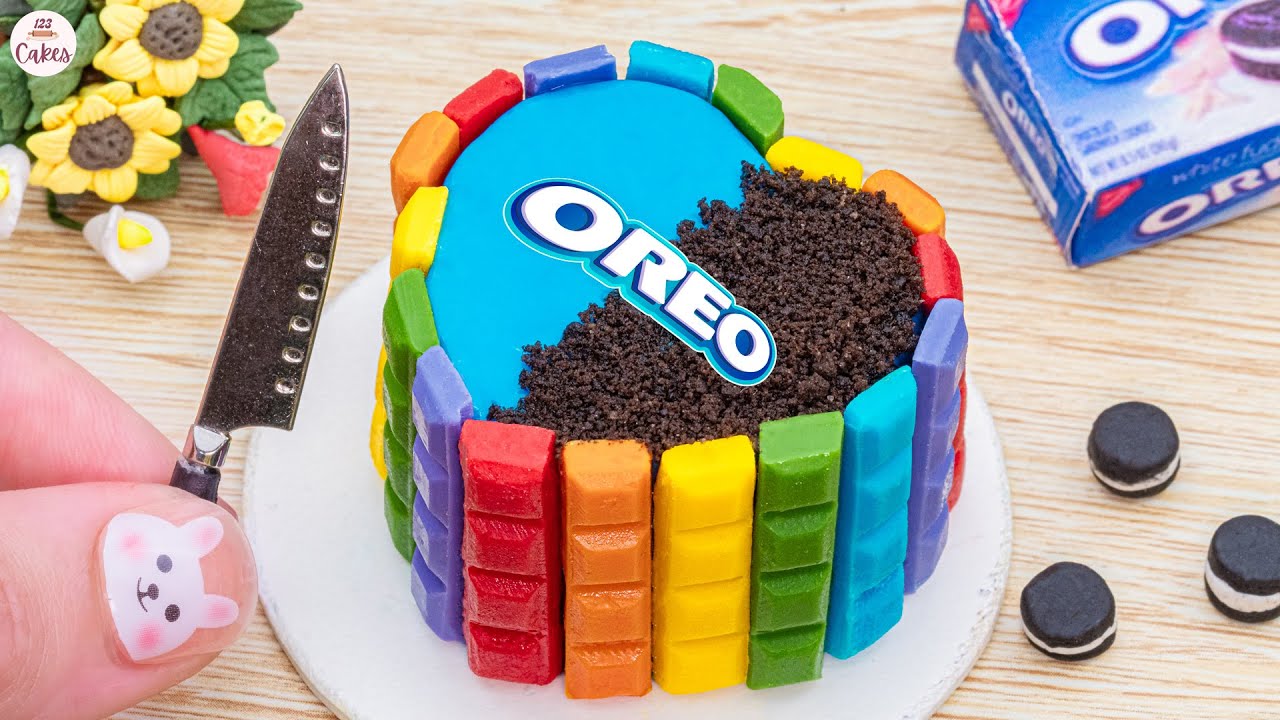 How to Make a Fancy Rainbow OREO Cake – 1000+ Mini Decorating Ideas