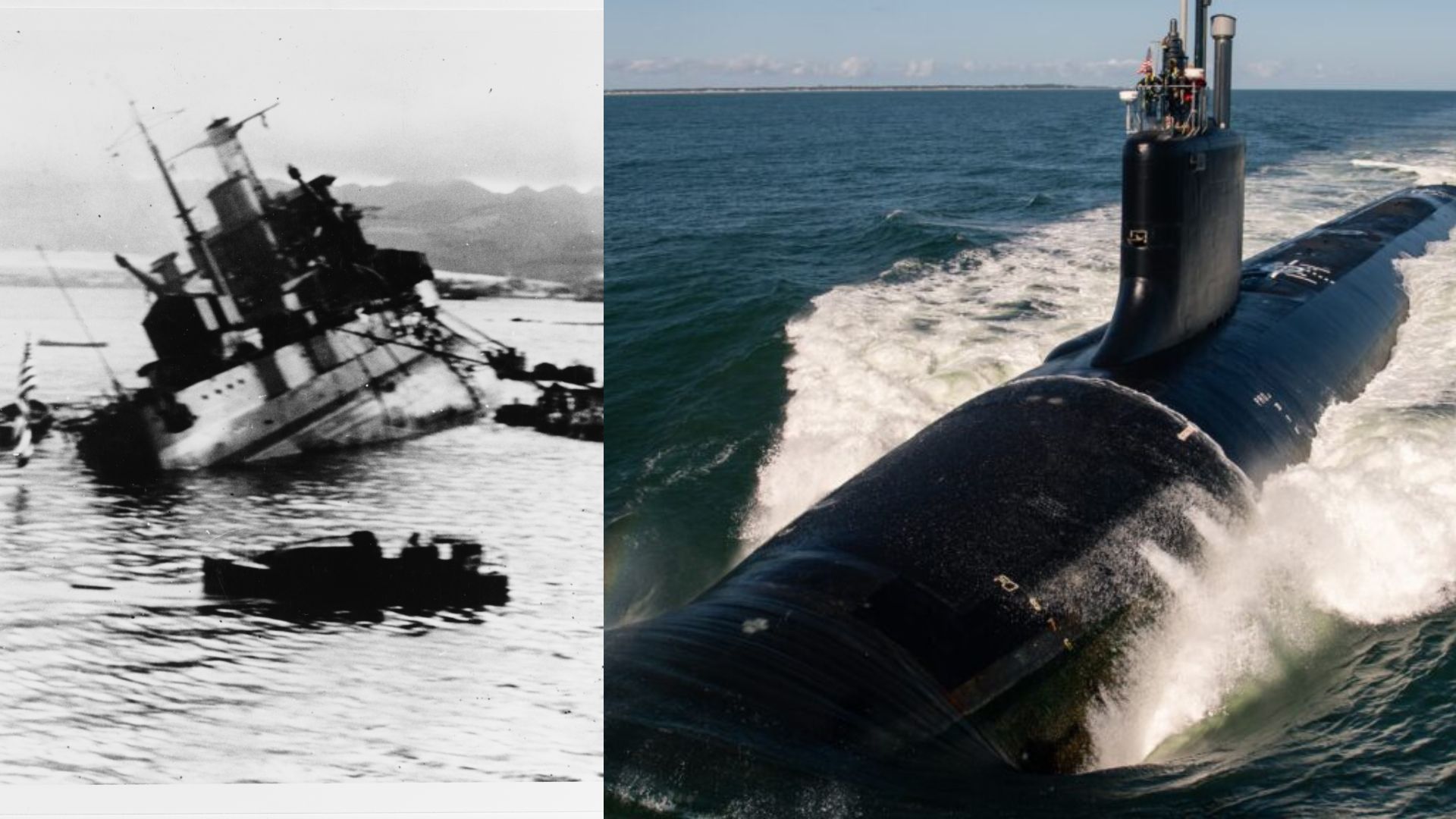 US Navy turns battleship lost at Pearl Harbor as 10,200-ton nuclear ...