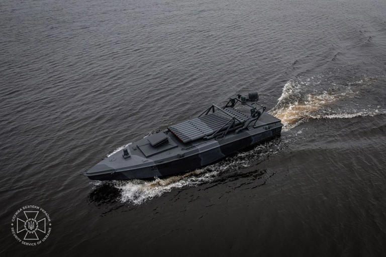 Ukraine shows off new 'Sea Baby' naval drones decked out with automated ...