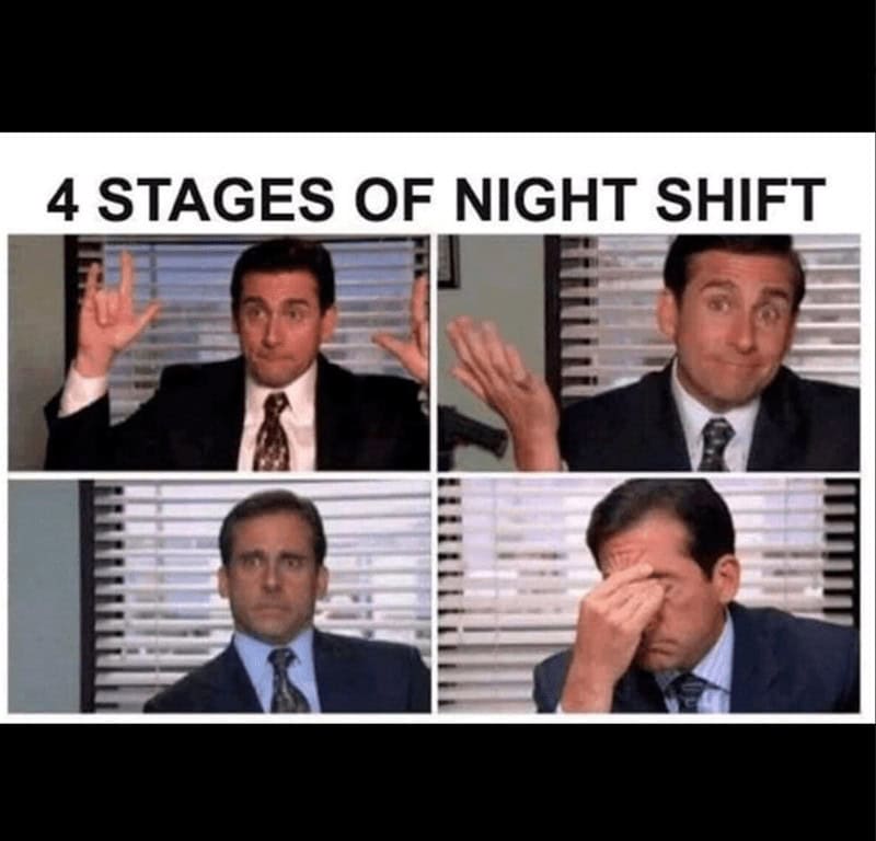 30 Night Shift Work Memes For The Late Crew On Their 3rd Energy Drink
