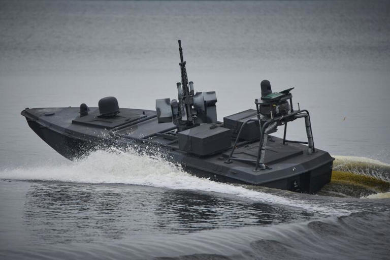 Ukraine unveils upgraded AI-powered sea drone with Black Sea dominance ...