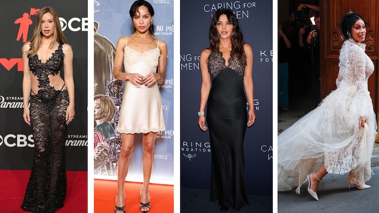 Lace beyond lingerie—the boudoir-to-boulevard trend everyone's wearing