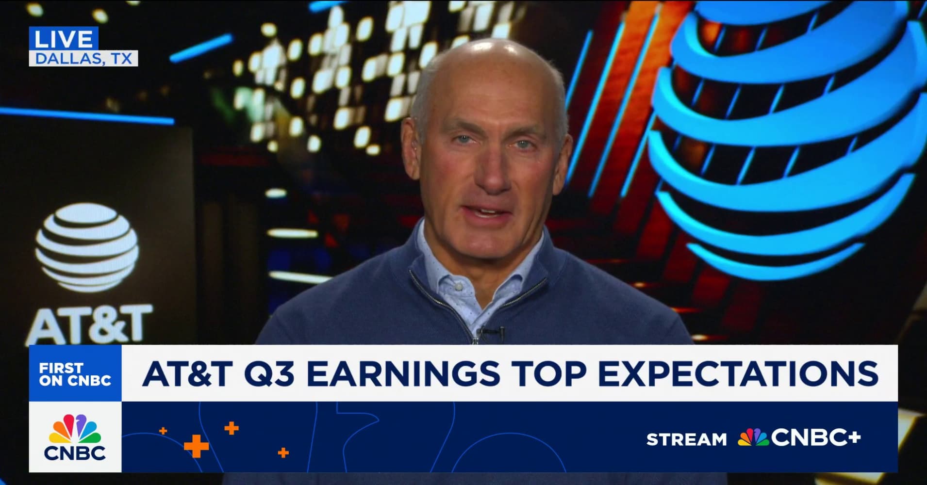 AT&T CEO John Stankey on Q3 earnings: We feel 'really confident' about ...
