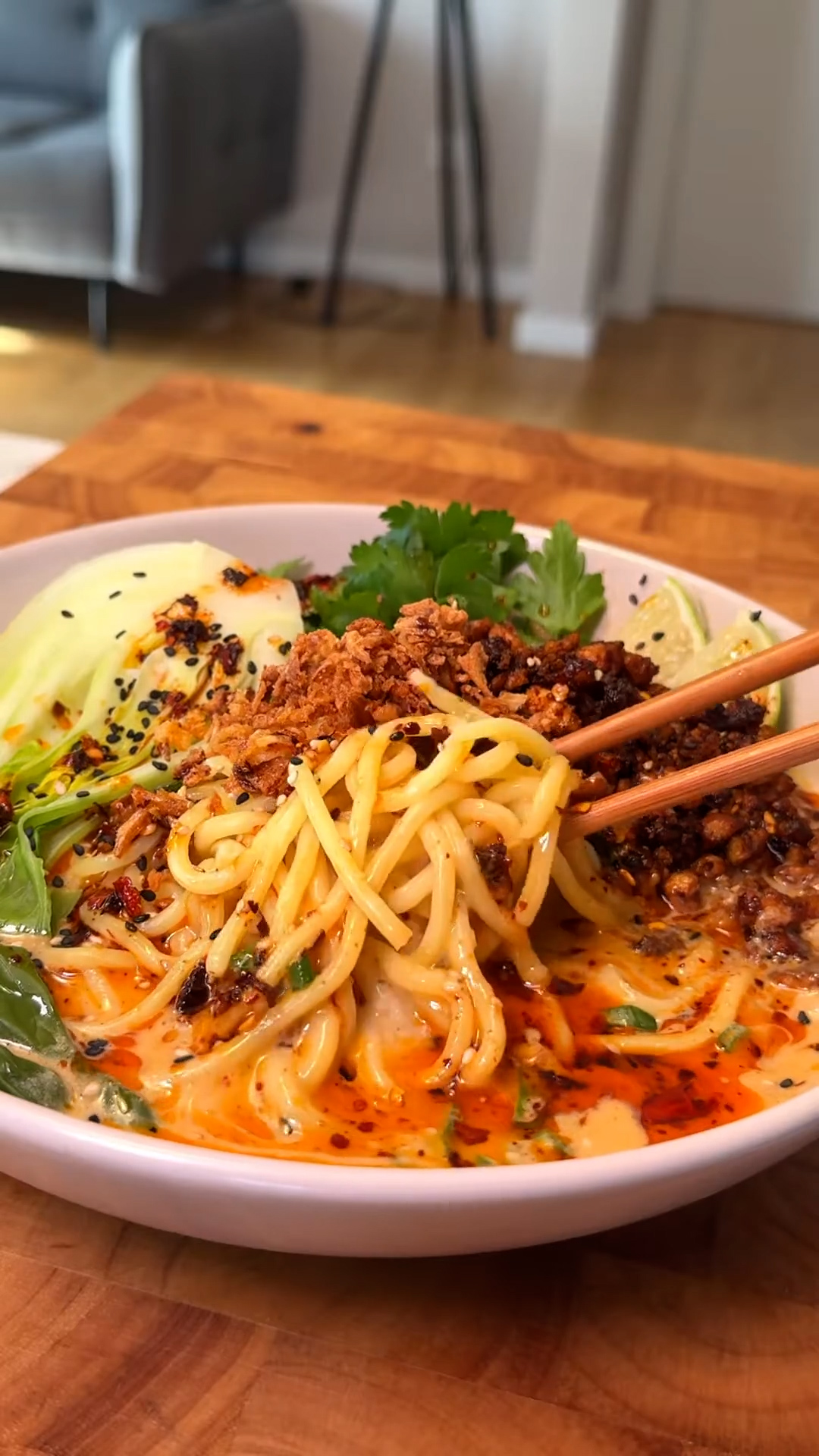 How to Make Vegan Spicy Thai Peanut Noodle Soup