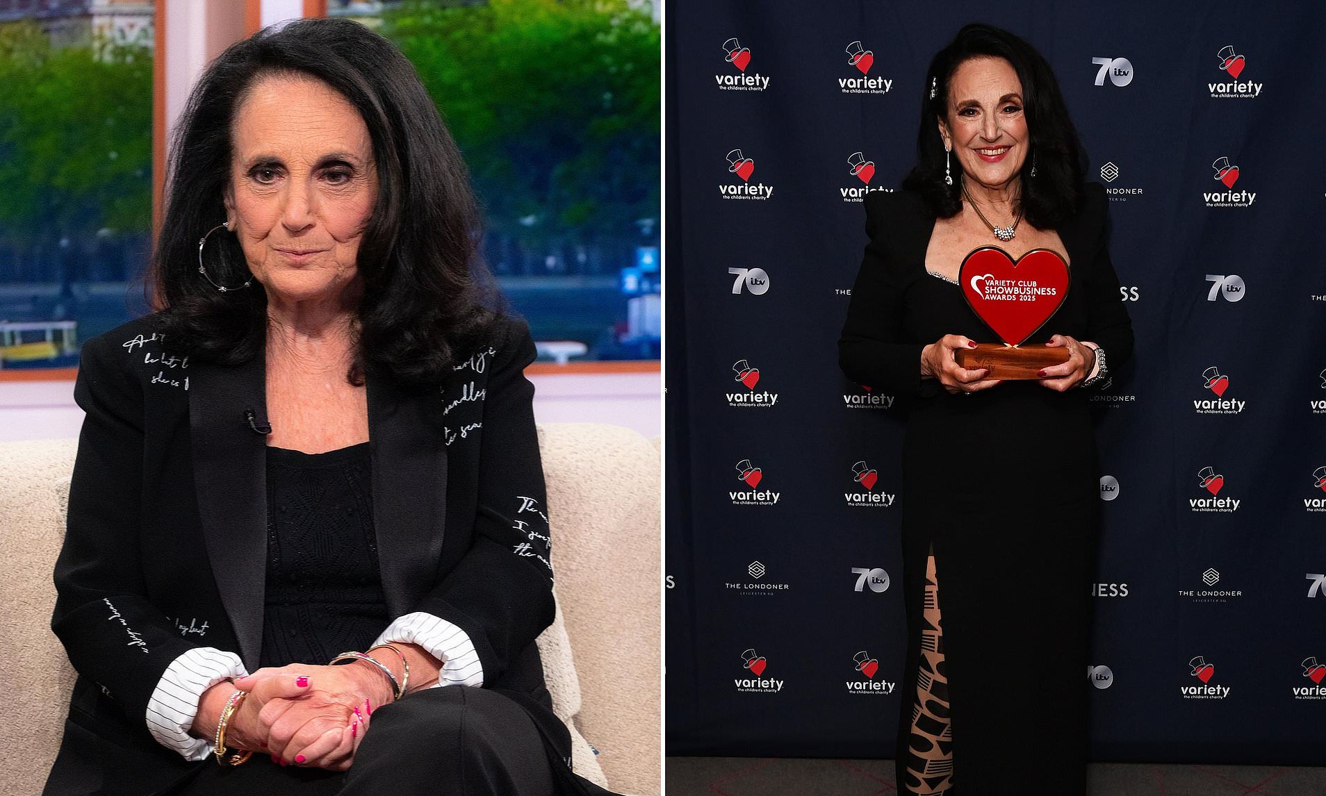 Lesley Joseph feels 'tremendous guilt' for failing to spend much time with her grandchildren