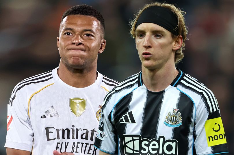 Newcastle star has Champions League record only bettered by Mbappe ...