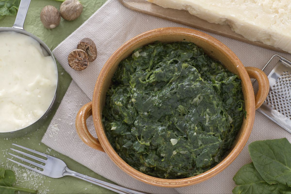 Rich Spinach with Béchamel