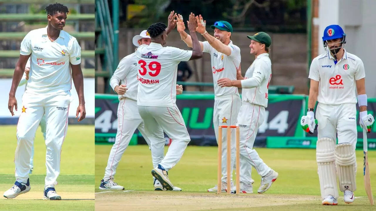 Zimbabwe crush Aghanistan to secure biggest-ever win in Tests; Richard ...
