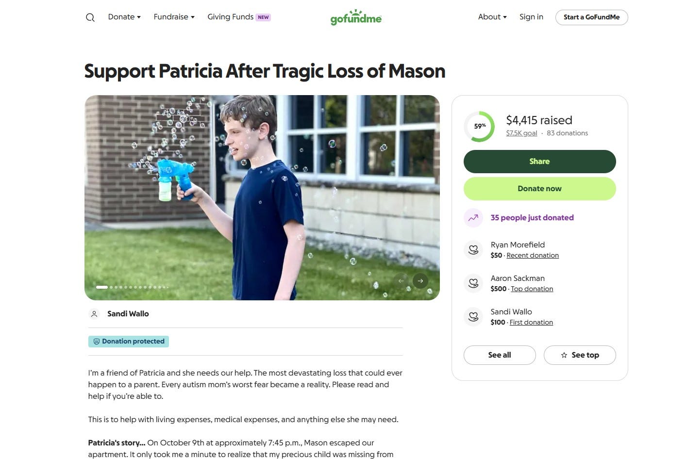 Howell community raises nearly $6K for local mother after son's tragic ...