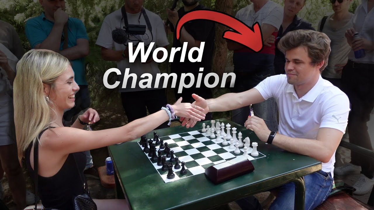 Playing Against the World Chess Champion Magnus Carlsen
