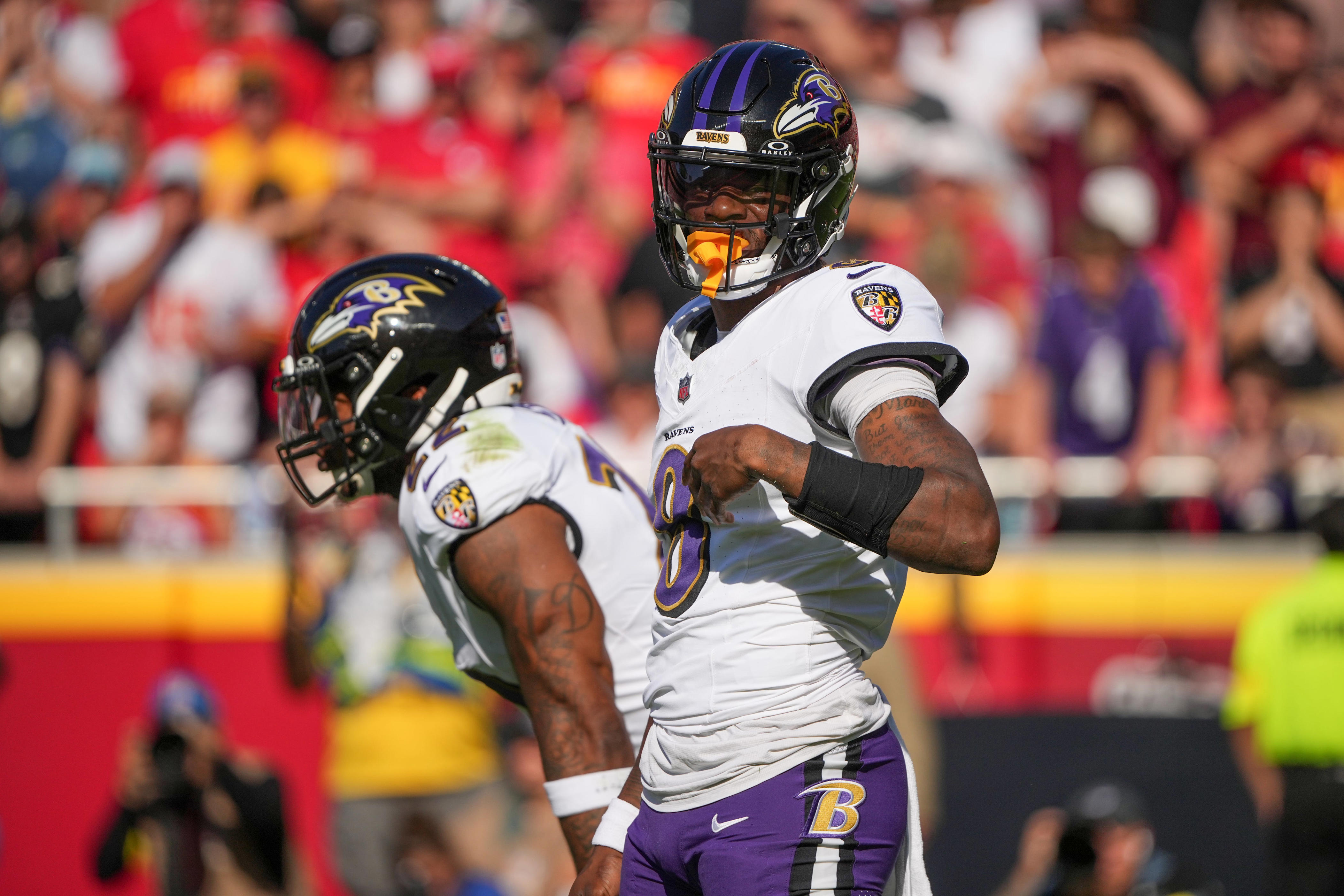 Was Lamar Jackson actually out getting late-night food in viral video?