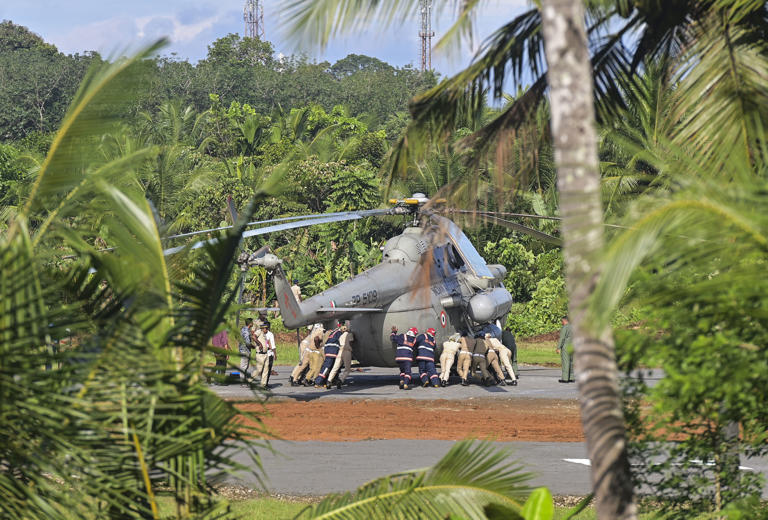 Prez Droupadi Murmu's helicopter wheels sink into newly concreted ...