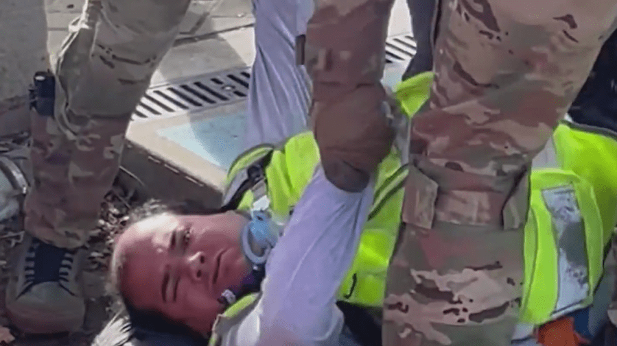 Blind man dragged by federal agents into Oregon ICE facility