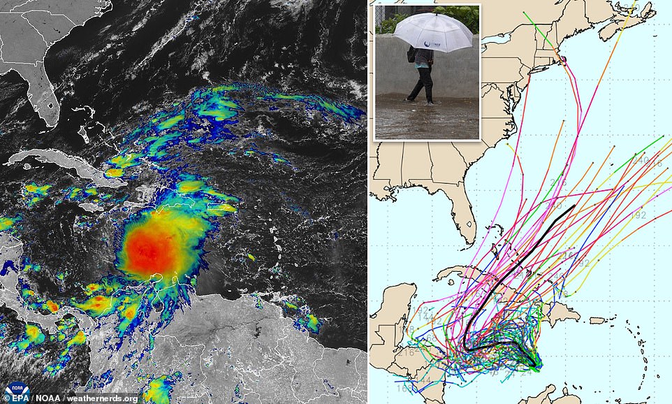 Storm Melissa models show possible landfall on US East Coast