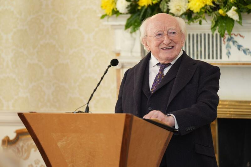 End of an era as Michael D Higgins hosts final tea reception in the Áras
