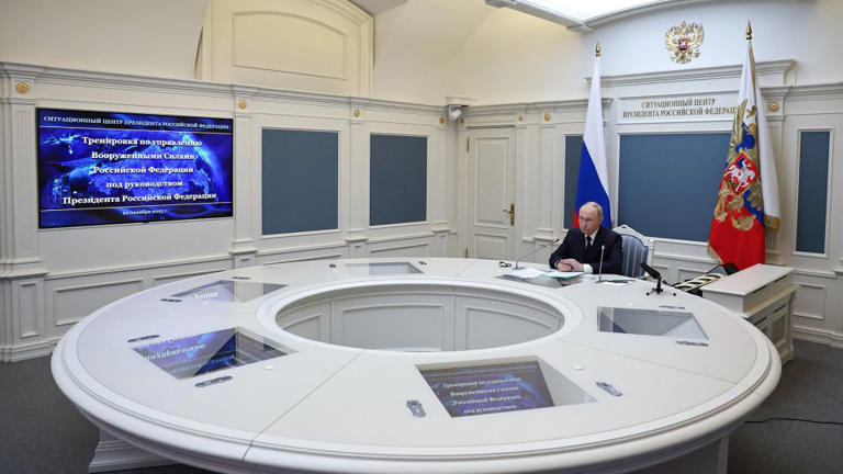 Putin supervises readiness drills for Russian nuclear forces
