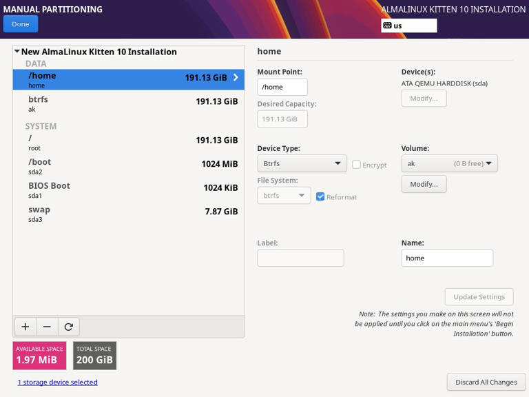 AlmaLinux 10.1 supporta il filesystem Btrfs: snapshot, resilienza e ...
