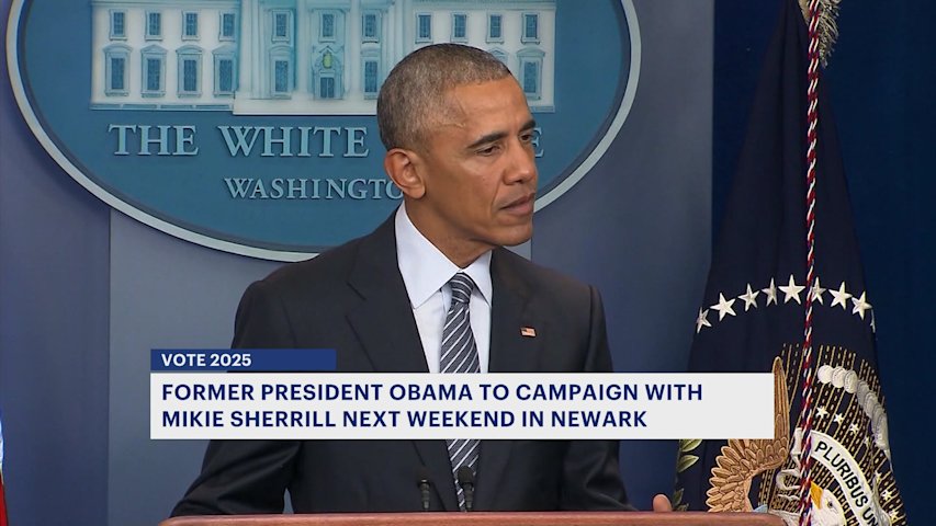 Trump backs Ciattarelli as Sherrill prepares for Obama rally