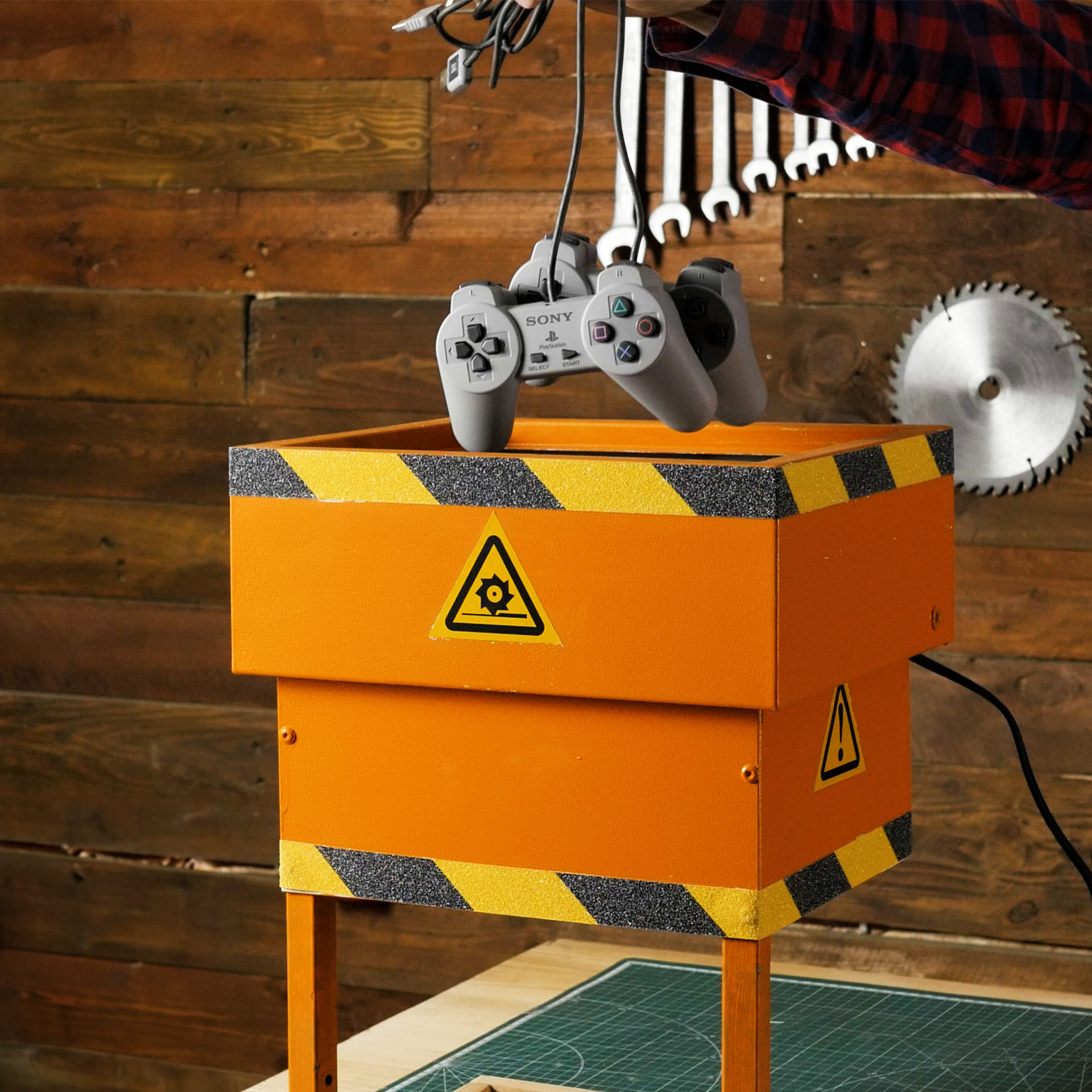 DIY Playstation Gear Stick!? Every NFS fans dream!