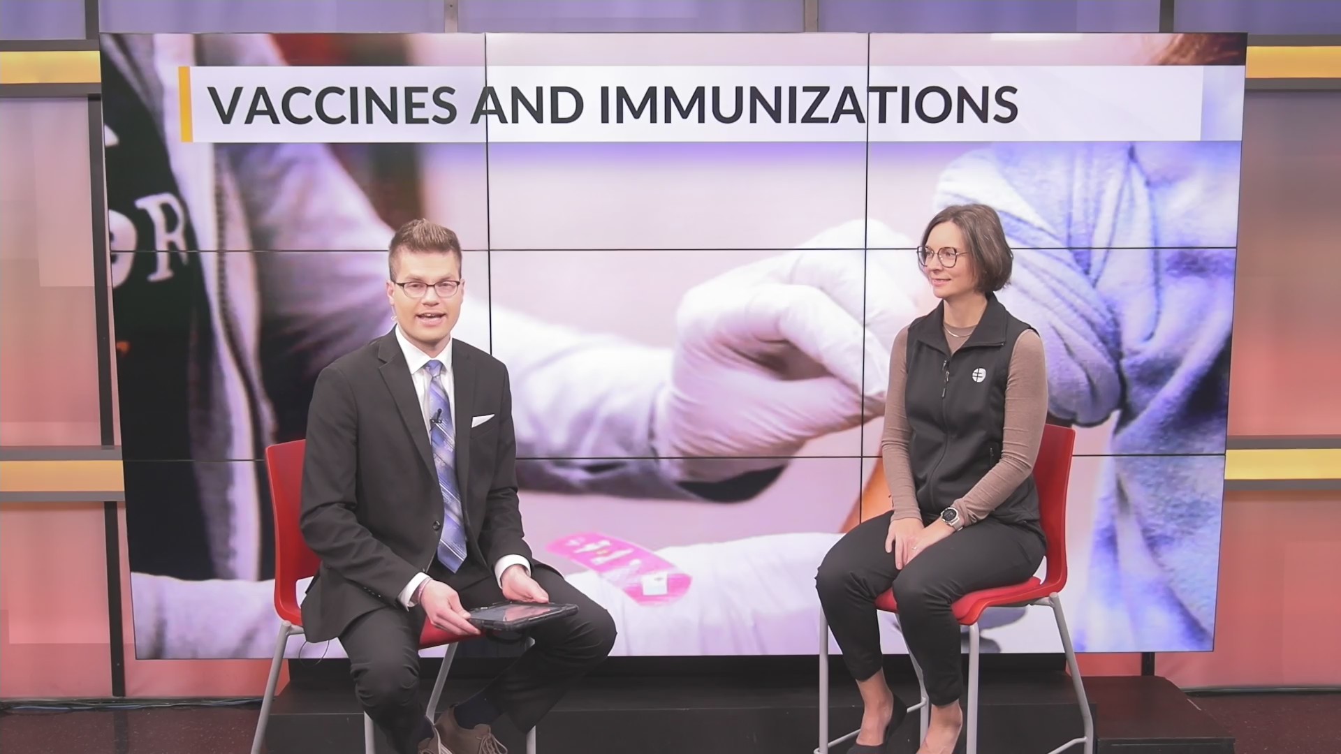 Good Day Dakota studio interview with Sanford Pediatric Hospitalist