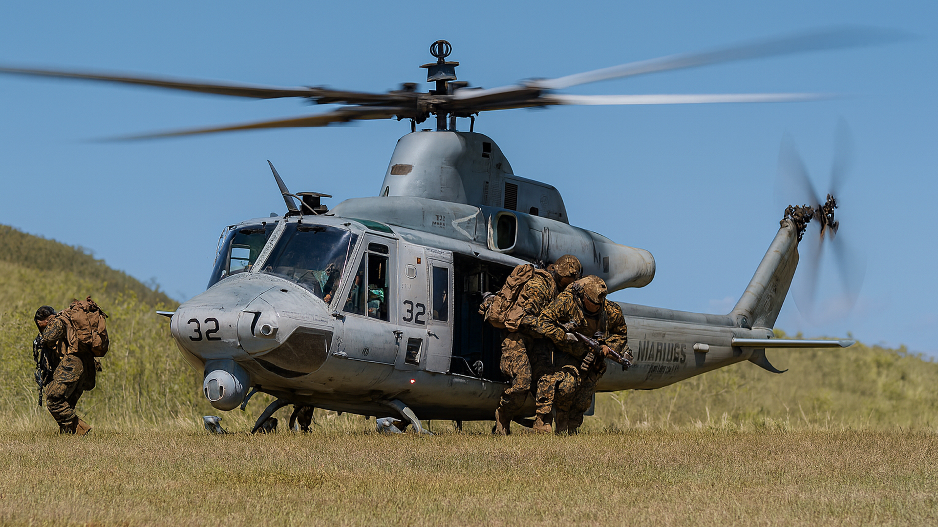 Insertion aérienne des Marines à Porto Rico