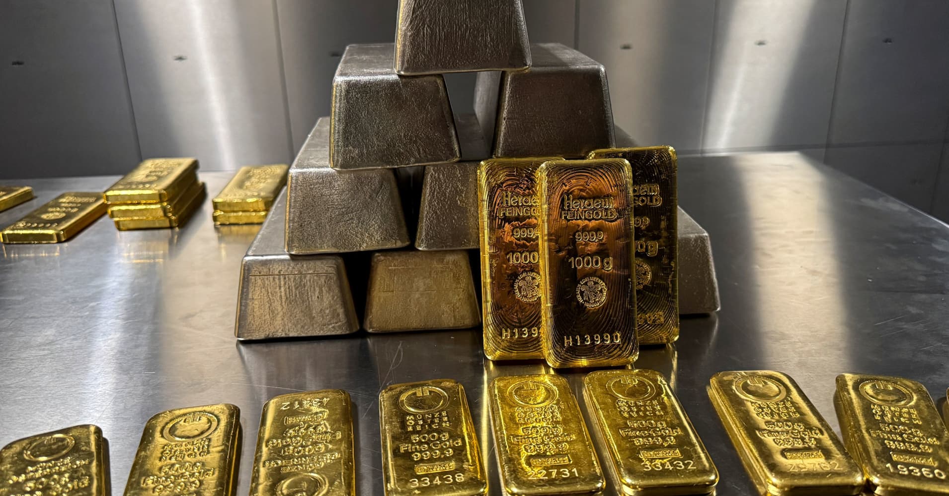 Gold and related stocks are falling for a second day. The metal is off ...