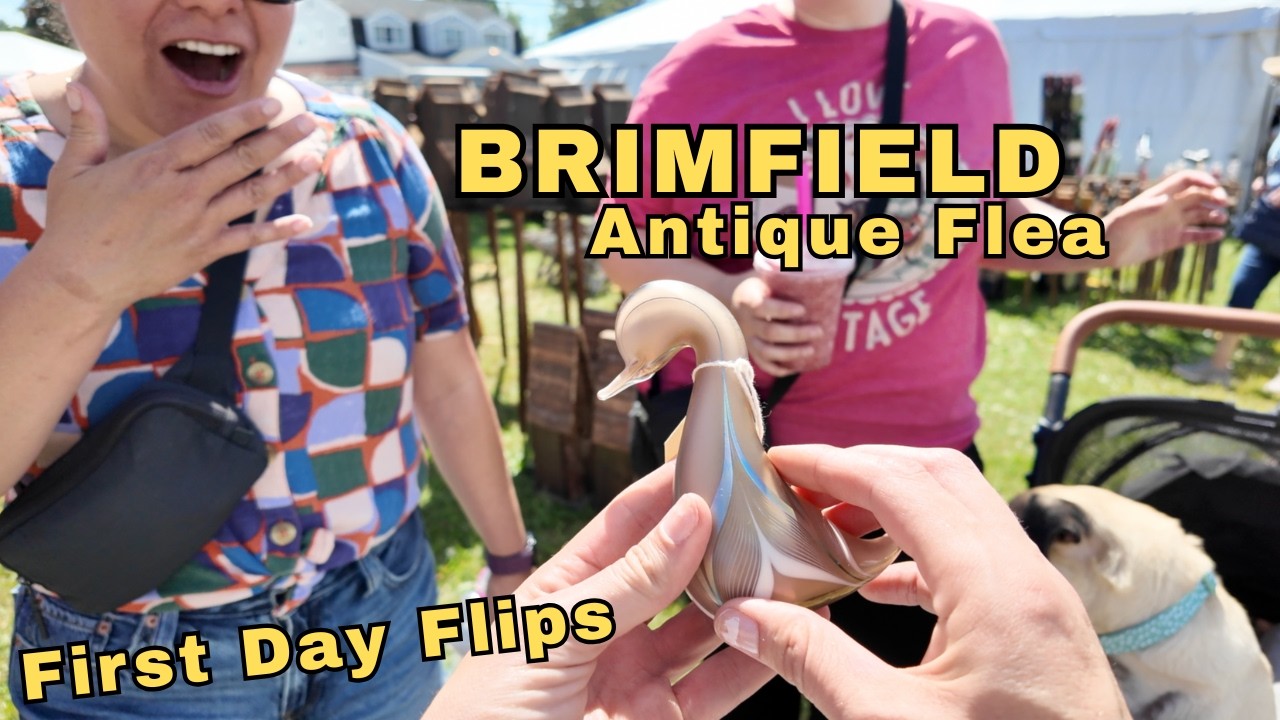 See how we discovered incredible vintage gems at Brimfield Antique Week