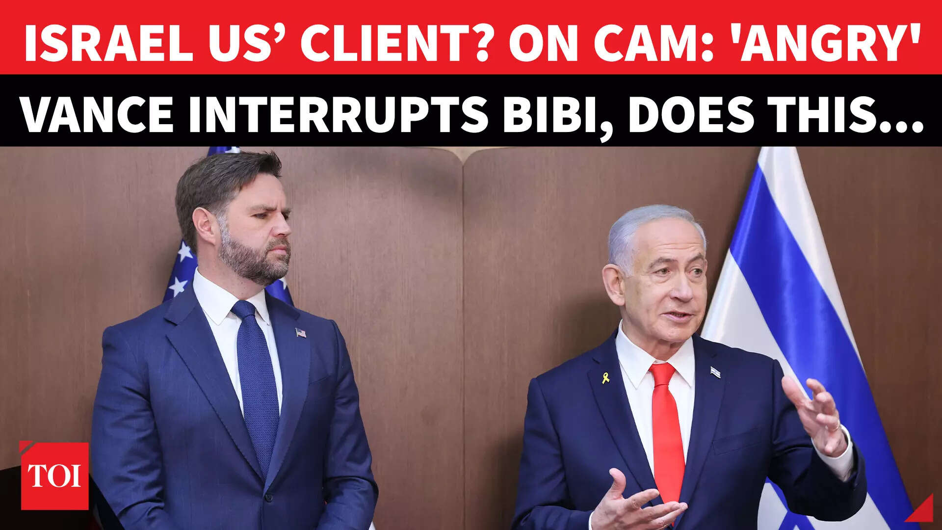 Tempers Flare At Vance-Netanyahu Presser Over ‘Israel Is US Vassal ...