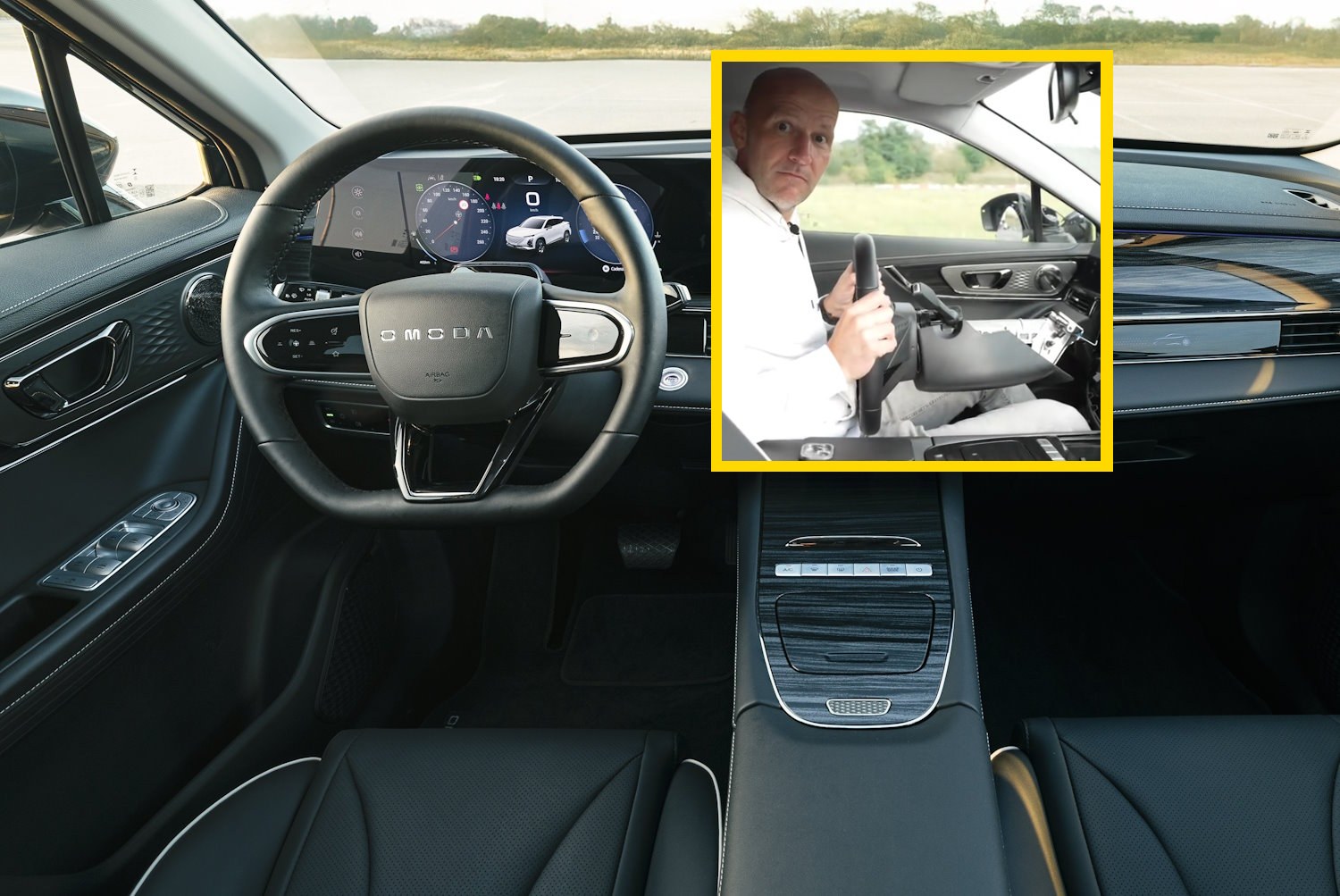 Dziennikarz TVN Turbo wyrwał kierownicę. Omoda: "tak miało być"