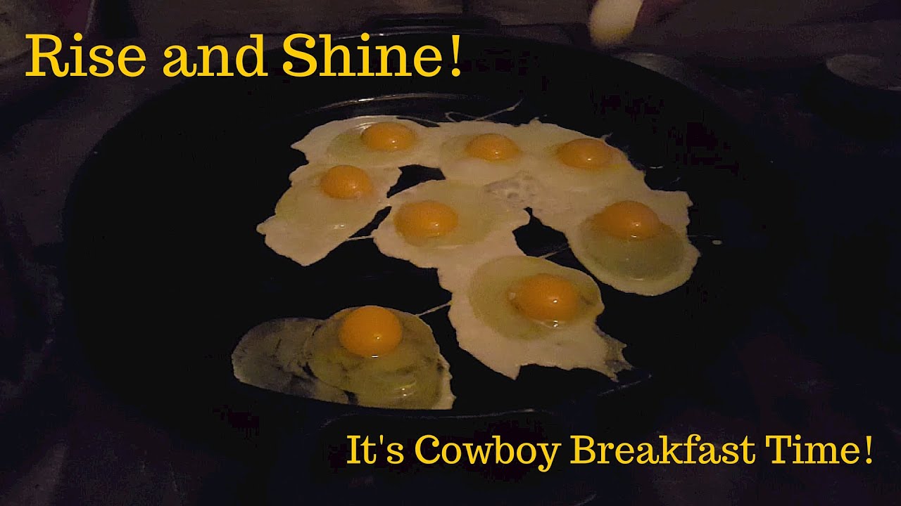 Cowboy Breakfast at a Cow Camp