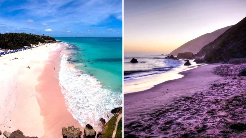 Dream-like pink beaches from around the world