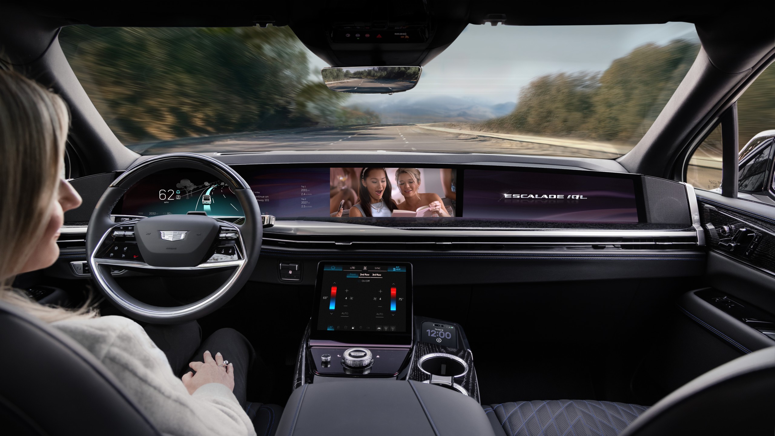 In the 2028 Cadillac Escalade IQ, You Won't Need Your Eyes to Drive