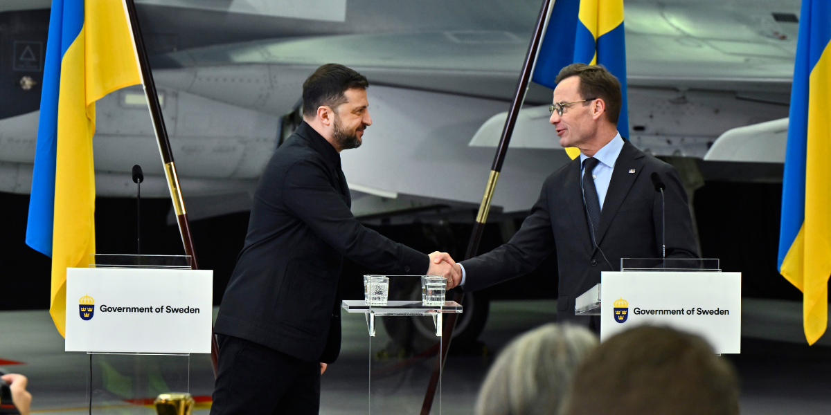 Ukraina kan köpa 150 JAS-plan av Sverige