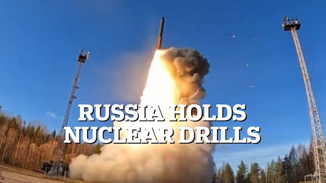 Russia shows off nuclear weapon training after meeting delay