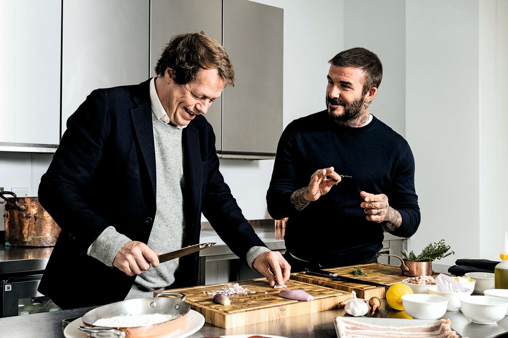 Queen Camilla's son Tom Parker Bowles teams up with football legend