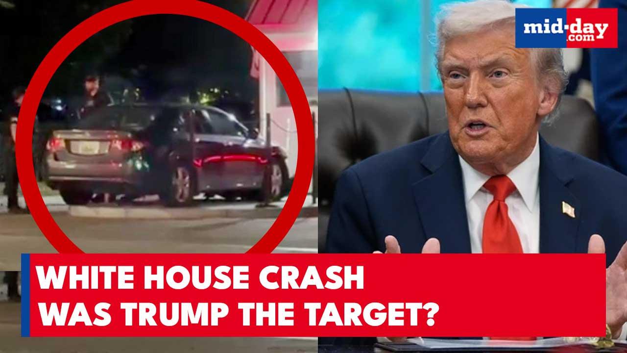 Trump under attack? Major security breach rocks White House, car rams ...