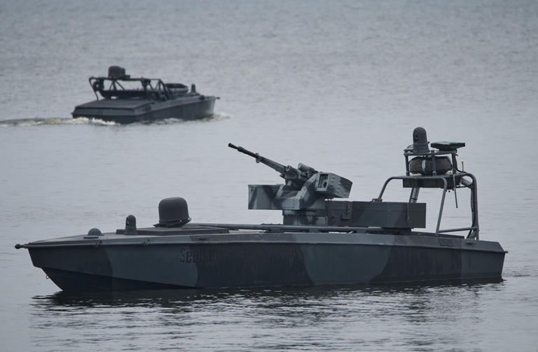 Ukraine unveils upgraded sea drone it says can strike anywhere in the ...