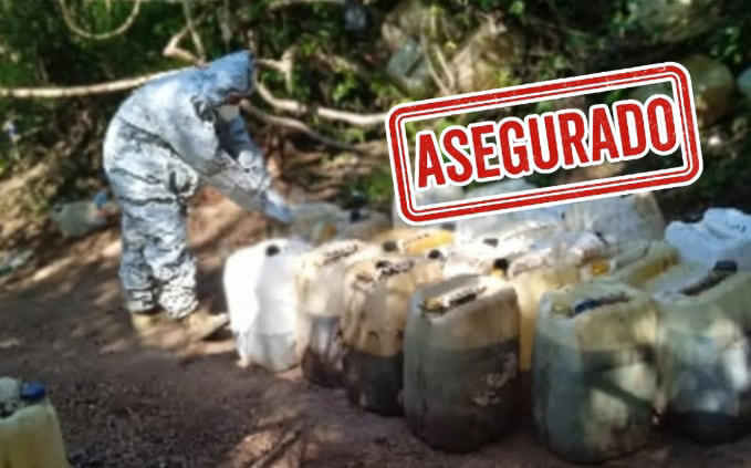 Desmantelan bodega con más de 500 litros de químicos para droga en ...