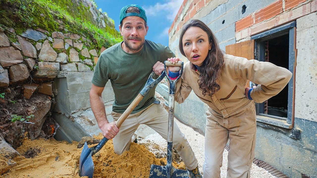 Watch us create a rock-solid retaining wall!