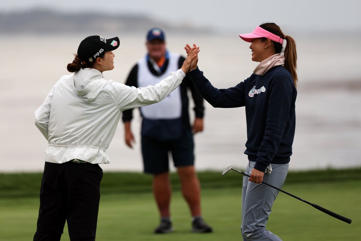 Standout photos illustrate the legendary golf career of Michelle Wie West
