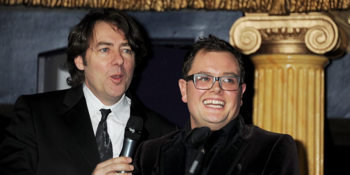 'We're actually related': Jonathan Ross and Alan Carr secret family ...