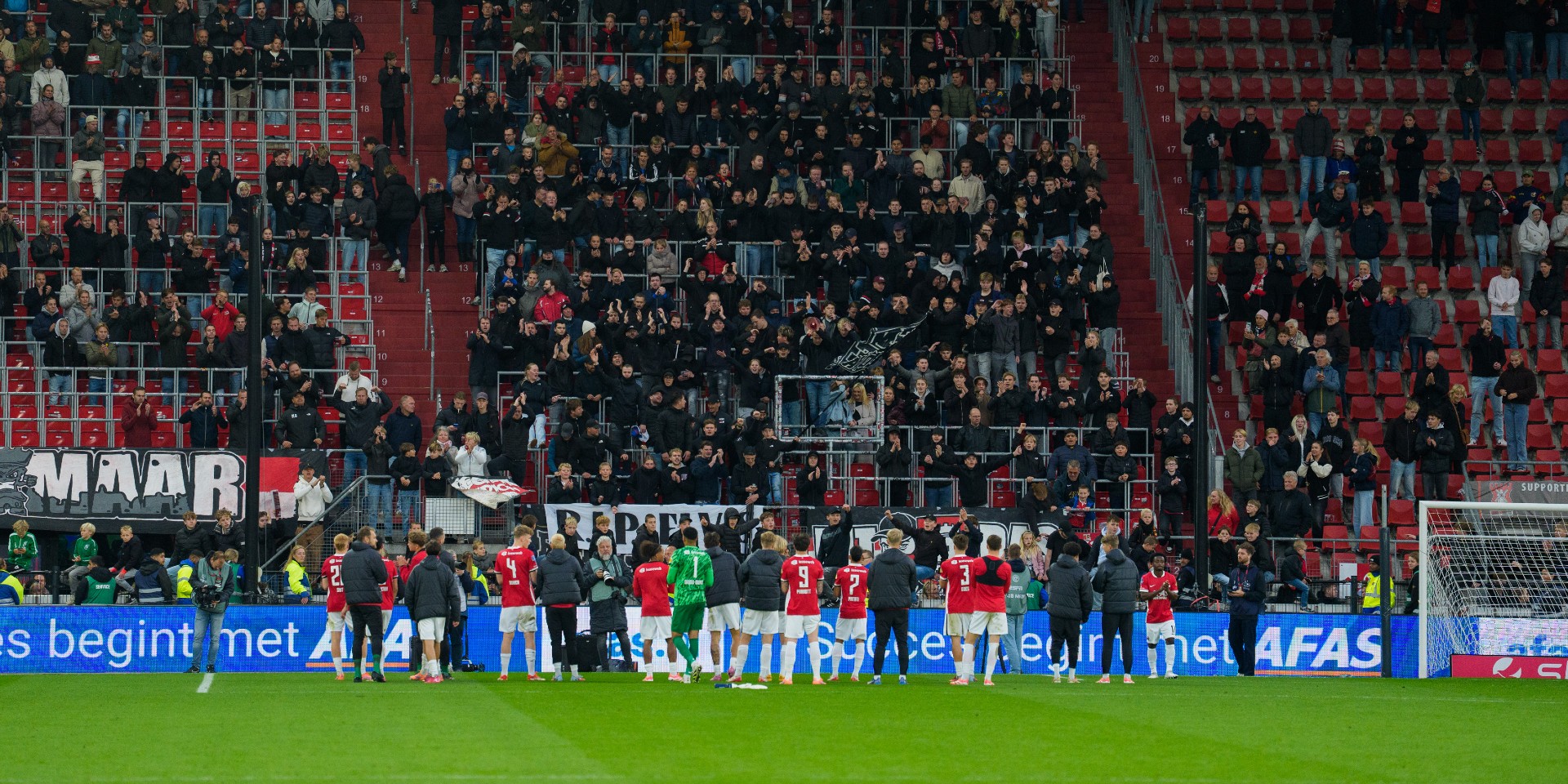 Storm Benjamin raast ook over Alkmaar: ook wedstrijd van AZ flink vervroegd