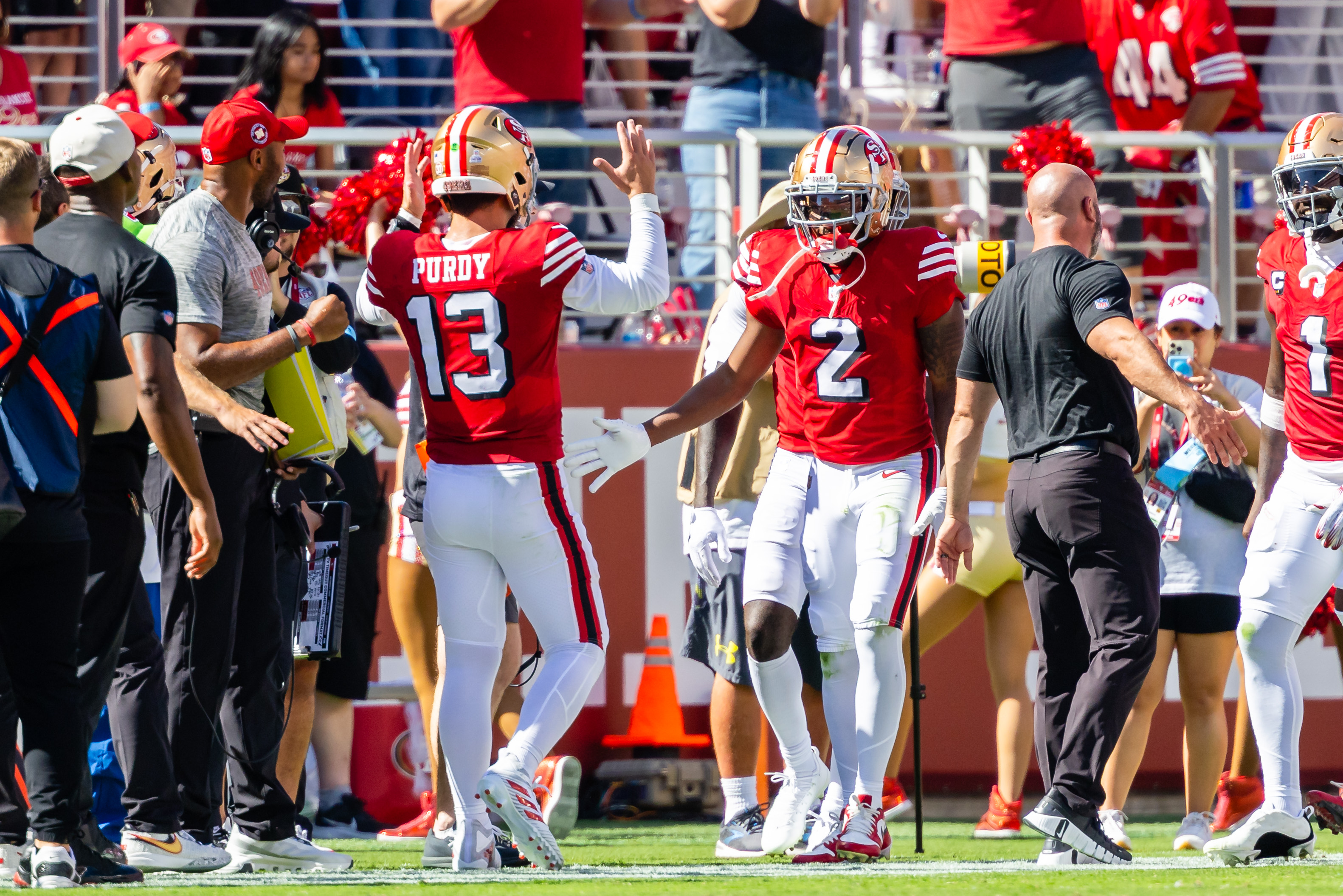 A new starter pops up on the injury report; Brock Purdy will be limited ...