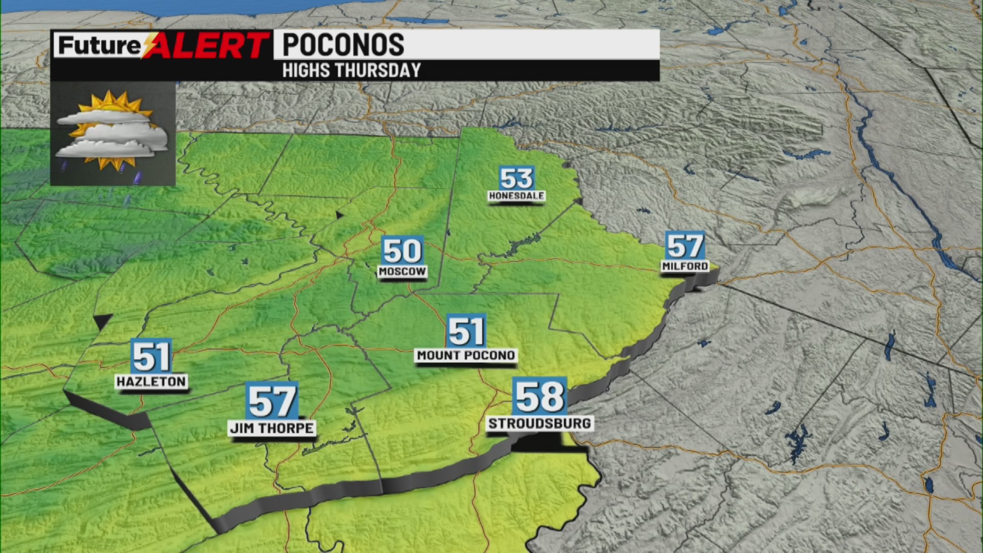 Pocono Mountains Weather Forecast - 10/22/25 - EVENING | 28/22 News
