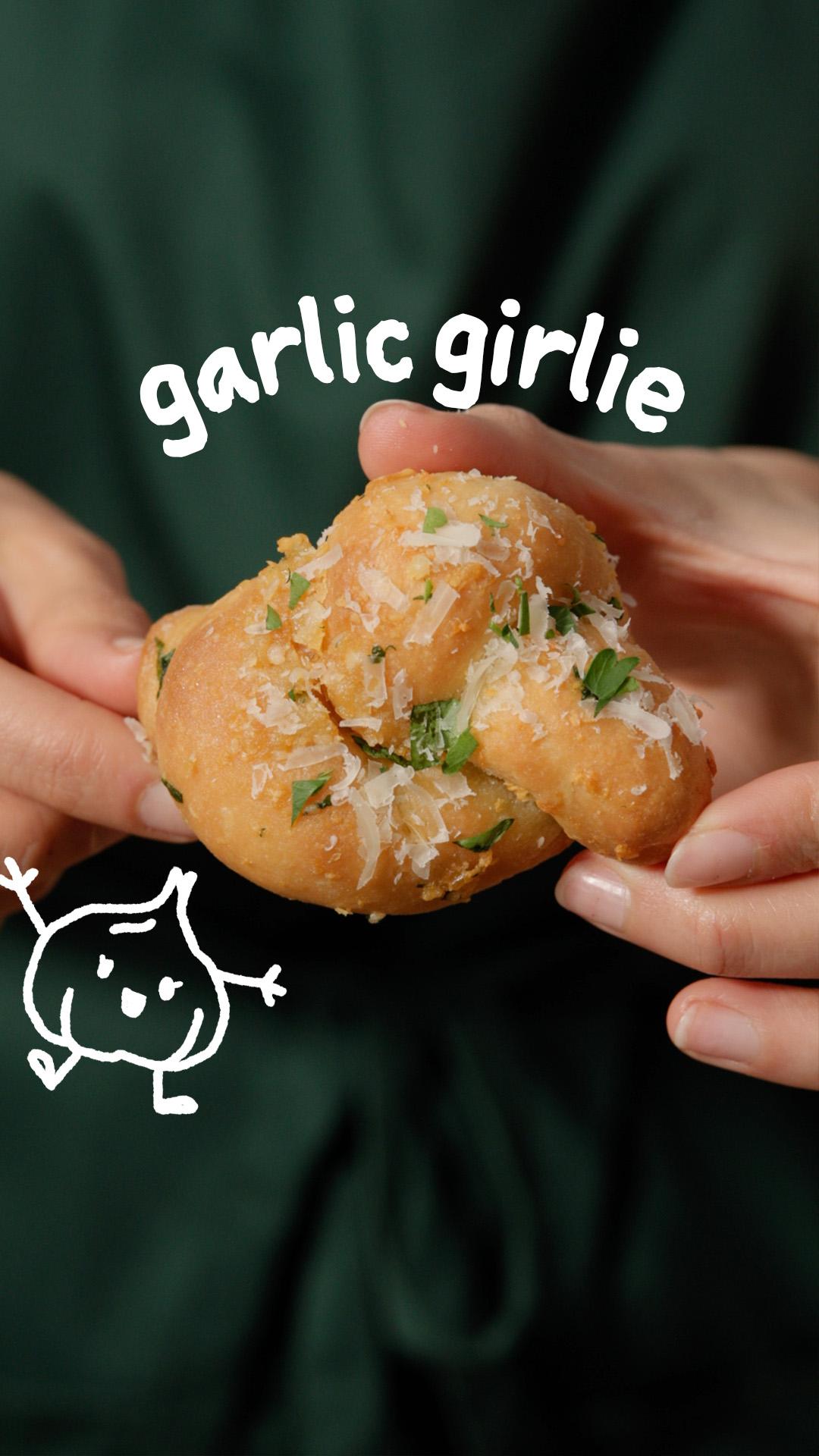 50 clove garlic knots