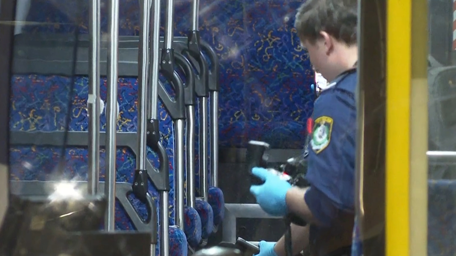 Man arrested after 'random' stabbing attack on bus